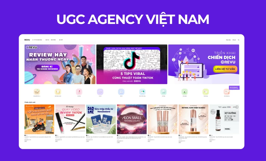 Top UGC Agency tại Việt Nam 2025